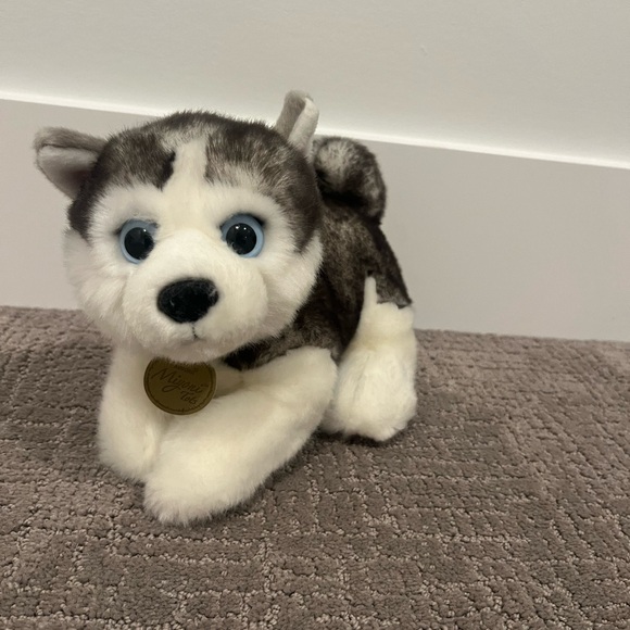 Toys | Aurora Miyoni Tots Husky Puppy Dog Stuffed Animal Blue Eyes ...
